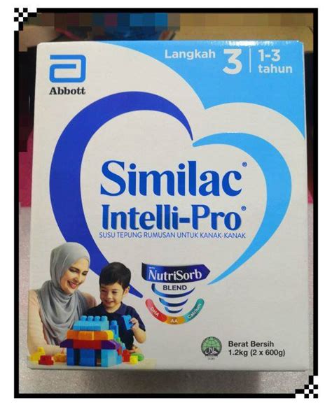 Similac Intelli Pro3step Langkah 3 12kg Exp 2024 Lazada
