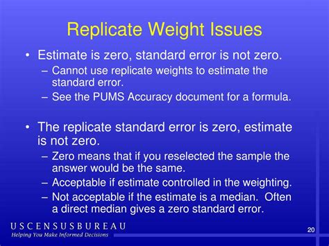 Ppt Acs Public Use Microdata Samples Of 2005 And 2006 How To Use The Replicate Weights