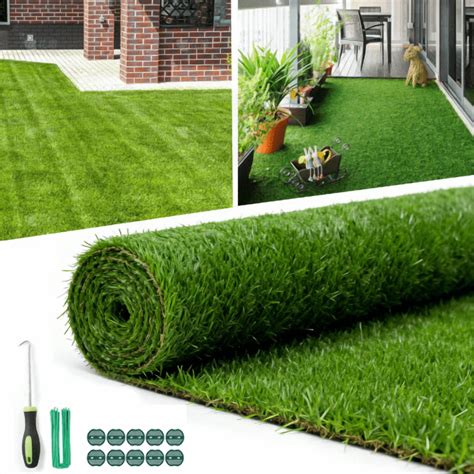 Gtsabway 7x15 Large Realistic Artificial Grass 118 Thick Synthetic