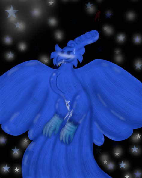 Rule 34 Animal Big Breasts Bird Black Sky Blue Bird Blue Body Blue