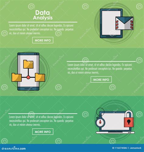 Data Analysis Infographic Stock Vector Illustration Of Finance 116374586
