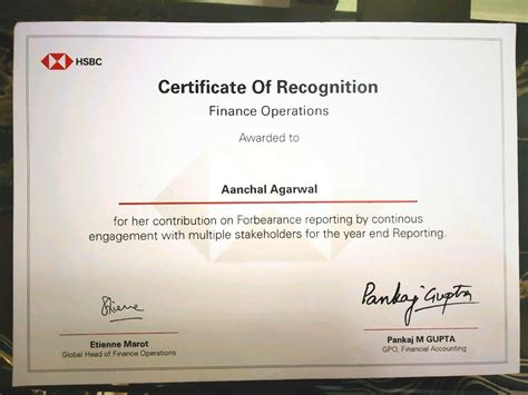 Ca Aanchal Agarwal On Linkedin Proud Recognised Certificate