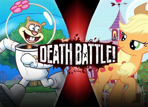 Death Battle Sandy Cheeks Vs Apple Jack By Marz53 On Deviantart