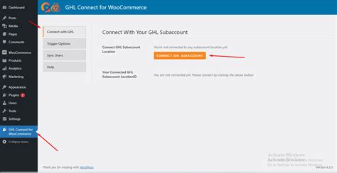 Ghl Connect For Woocommerce Wordpress Plugin