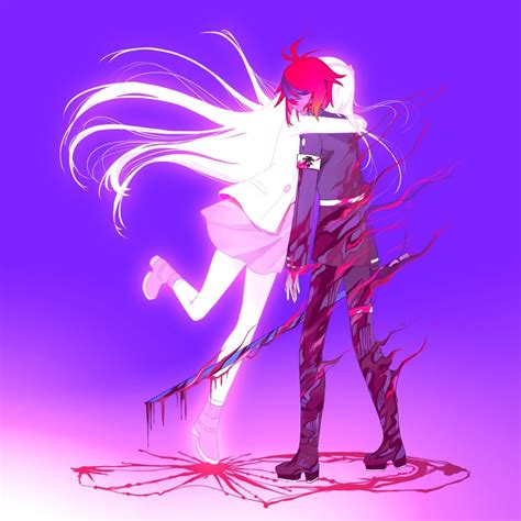 Sumino Takumi And Kashimiya Karua The Hundred Line Last Defense Academy Drawn By Spirallllll