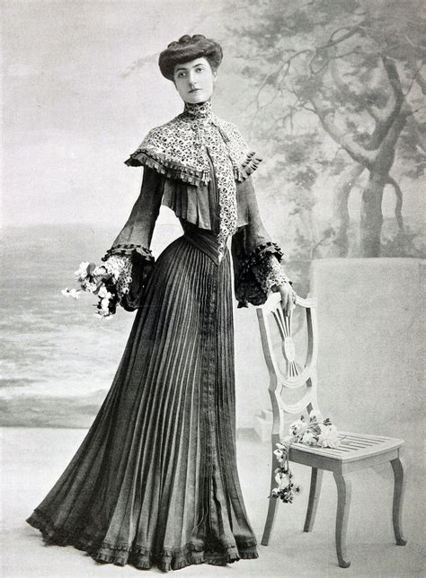 1903 September Les Modes Afternoon Dress By Redfern Style édouardien Mode Historique