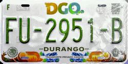 Durango Mexico License Plates