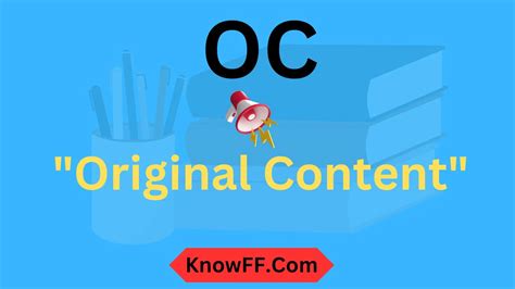 What Does Oc Stand For Meaning Context And Usage Guide