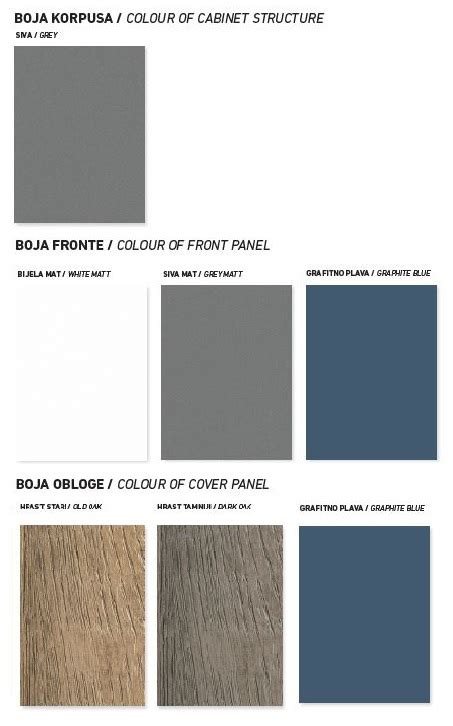 Armal Dalia 122x545x32 Cm Viseći Kupaonski Ormarić Dvije Ladice Artikl Kupaonahr