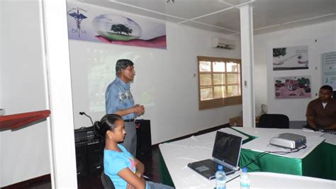 Berbice Regional Health Authority Dr Ganraj Kumar Doing His Presentations Facebook