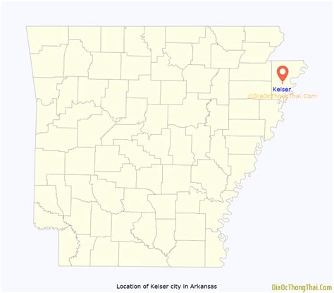 Map Of Keiser City Thong Thai Real