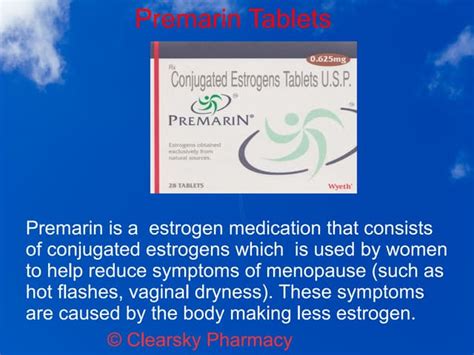 Premarin Tablets Odp