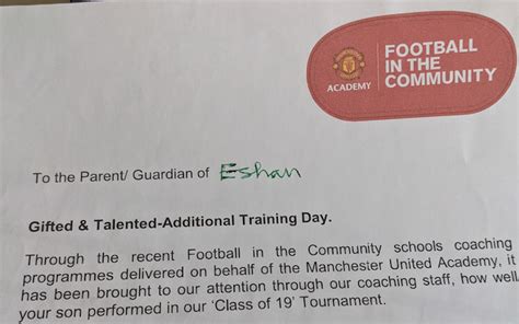 A Letter From Manunited Academy By Ehsan Amri By Din Amri Medium