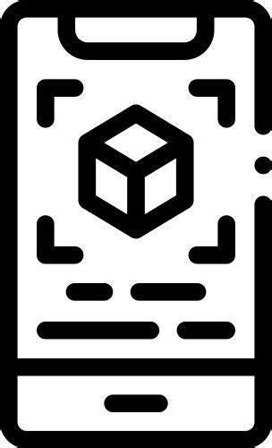 3d Modeling Icon Thin Linear Style Design Vector Image