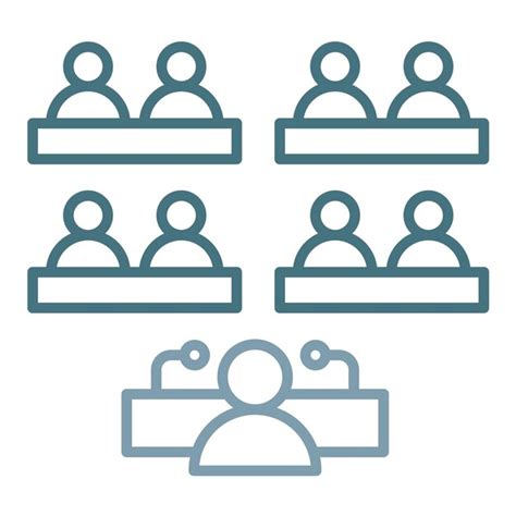 Class Flat Illustration Premium Vector