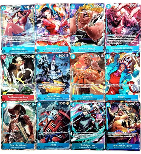 One Piece Card Game Seven Warlords Of The Sea Binder 12 Promo Cards