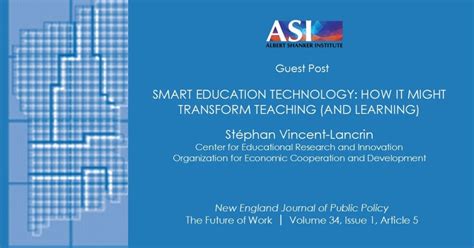 Smart Education Technology How It Might Transform Teaching And