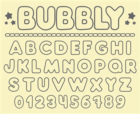 Lowercase Bubble Letters Font