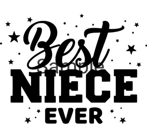 Best Niece Ever Svg  Dxf And Png Etsy