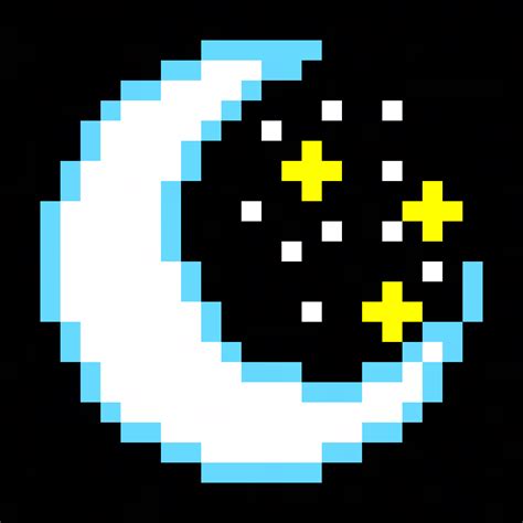Moon With Stars Sprite Animation — Weasyl