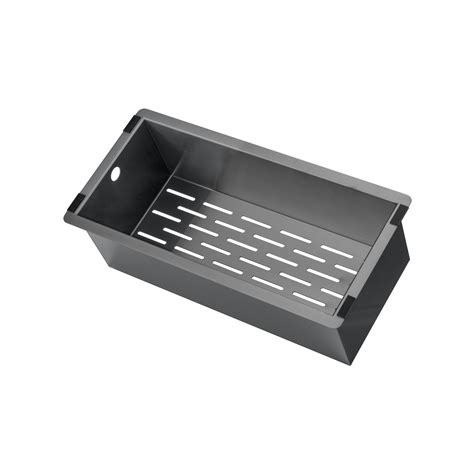 Sola Sink Colander Insert Brushed Gunmetal Abi Interiors