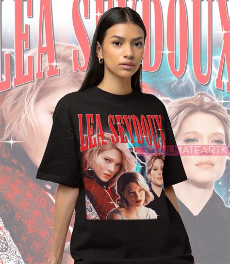 Tshirt Retro Lea Seydoux Shirt Vintage Lea Seydoux Tshirt Homage Lea