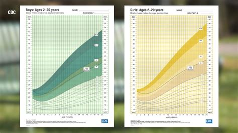 Printable Pediatric Bmi Chart