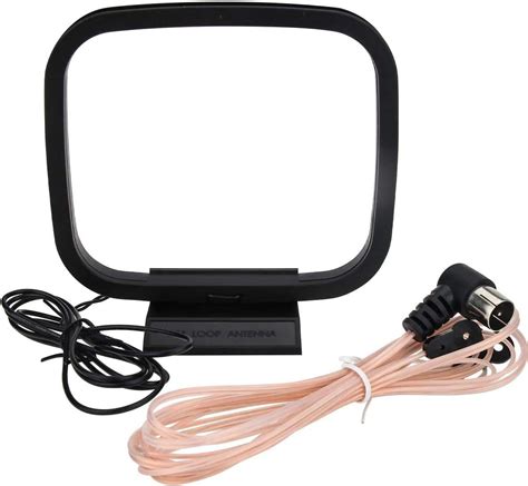 Fm Radio Antenna Ancable Indoor 75 Ohm Fm Dipole Antenna Am Loop