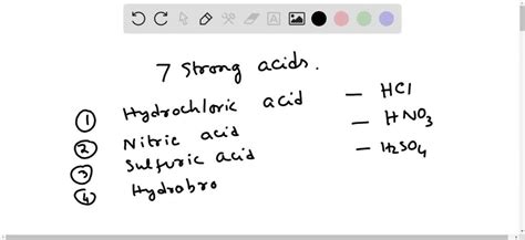 Solved Strong Acids Exist Primarily In Ionic Form In Aqueous Solution