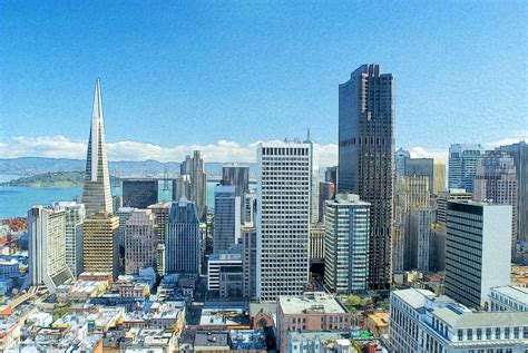 San Francisco Cityscape By T Douglas Painting On Deviantart