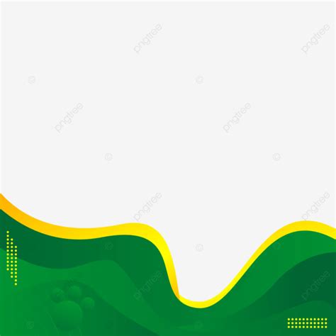 Green Yellow Abstract Waves Template Background Vector Green Yellow