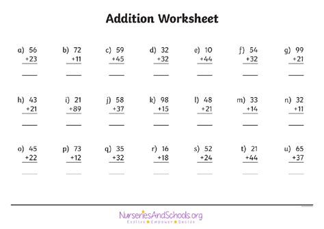 2 Digit Addition Ks2 Worksheet Free Worksheet Uk