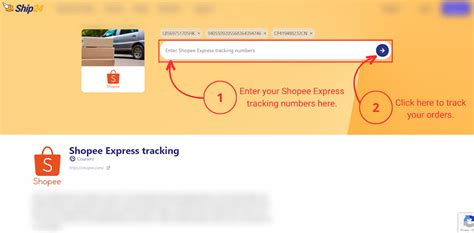 Rastrear O Status E Informações De Entrega De Shopee Express Ship24