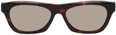 Givenchy Tortoiseshell Rectangular Sunglasses Givenchy