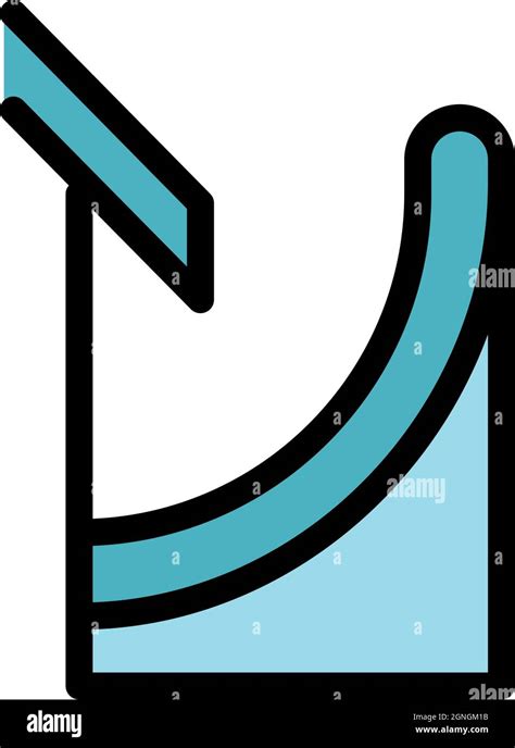 Structure Gutter Icon Outline Structure Gutter Vector Icon Color Flat