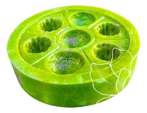 Molde Para Centros Pinitos Pistilo De Amapolas Verde Mercadolibre