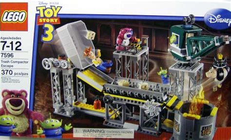 Toy Story Movie 3 Lego Trash Compactor Escape 7596 Misb Action Toys