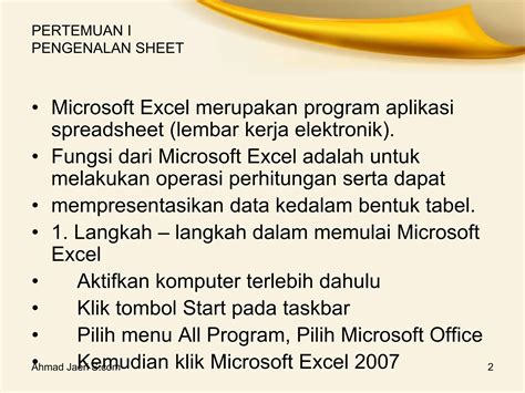Modul Microsoft Excel Ppt Ppt Modul Microsoft Excel Ppt Ppt