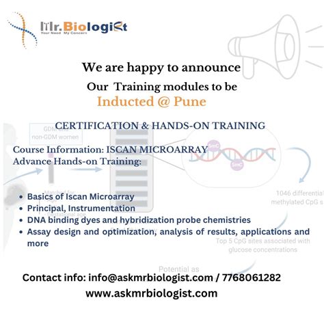 Learn Microarray With Microarray Course Mrbiologist Posted On The