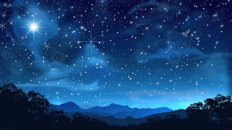 Beautiful Night Sky With Stars