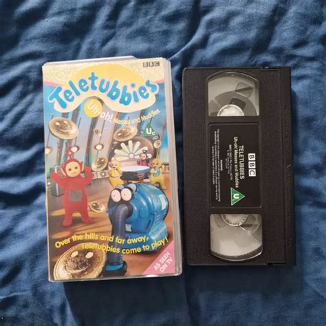 Teletubbies Uh Oh Messes And Muddles On Vhs Video Cassette Tape