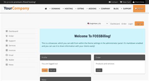 Fossbilling Templates The Best Fossbilling Themes Available For