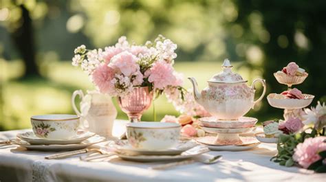 Vintage Inspired Tea Party With Delicate China And Floral Centerpieces