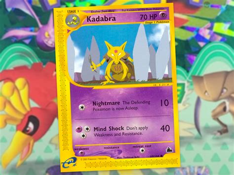 Kadabra Pokemon Card Pokémon Card Database Expedition
