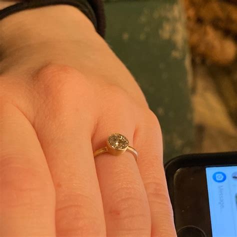 Art Deco Style Target Ring Etsy