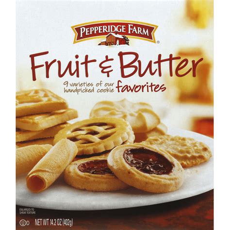Pepperidge Farm Cookies Fruit And Butter 9 Varieties 142 Oz Delivery