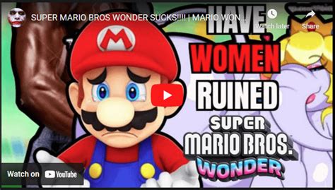 Why Would Women Do This To Mario 1 R Tomorrow