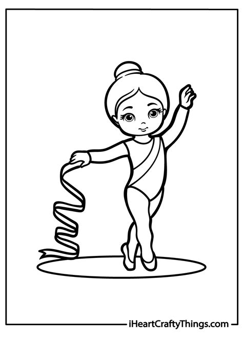 Gymnastics Coloring Pages To Print 26 Gymnastics Coloring Pages Free