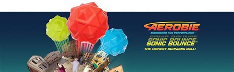 Aerobie Sonic Bounce Ball Ultimate Bouncy Ball For Outdoor Games