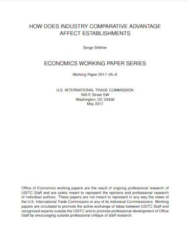 35 Example Of Comparative Advantage Pdf Examples